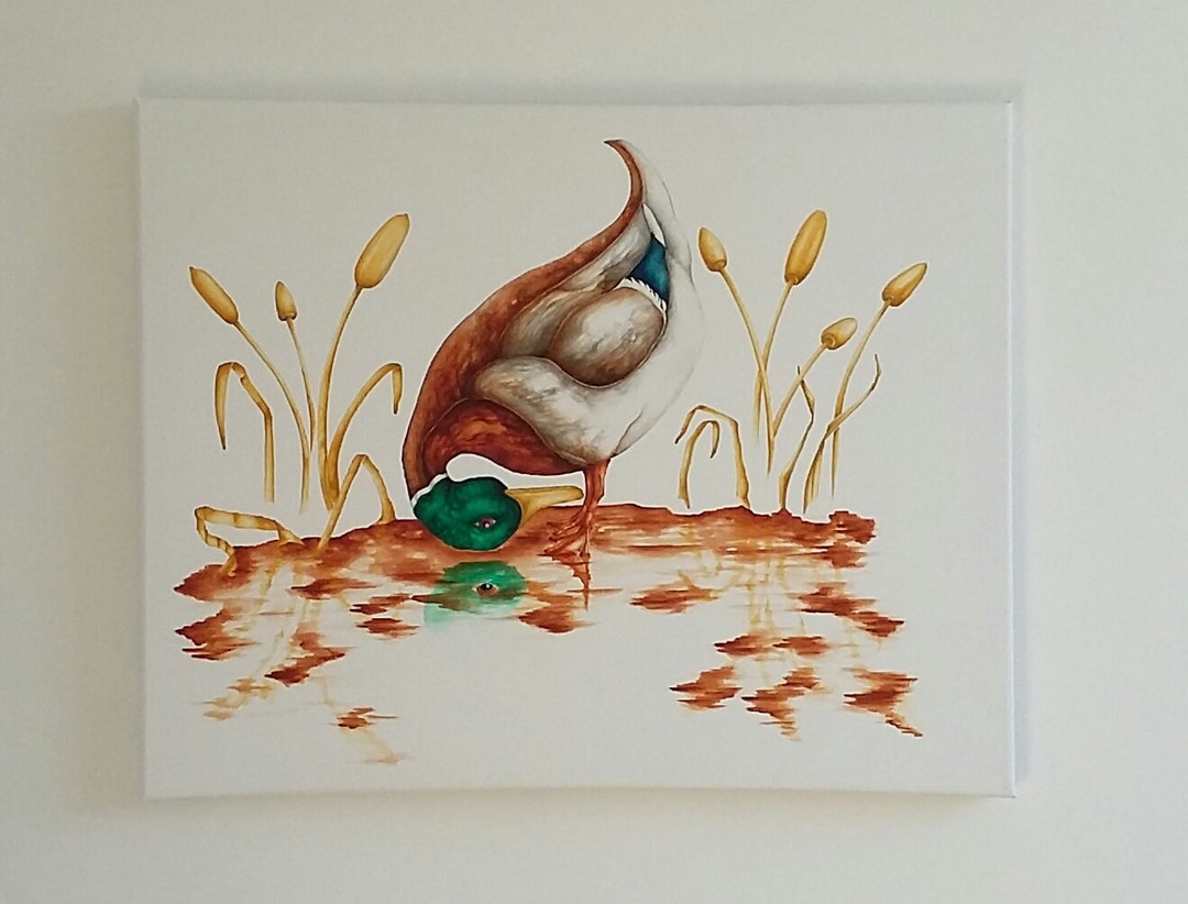 Muddy Puddles Original Acrylic Painting. - Etsy