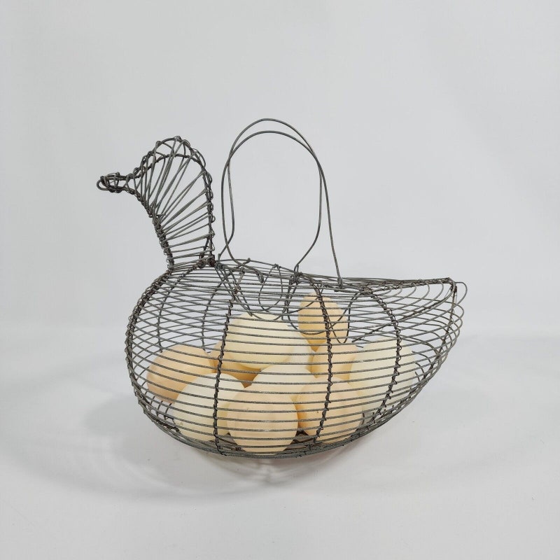 Wire Egg Basket - Etsy
