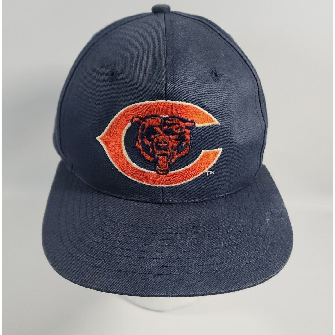 Vintage Chicago Bears Snapback Hat Cap Embroidered Blue Drew Pearson ...