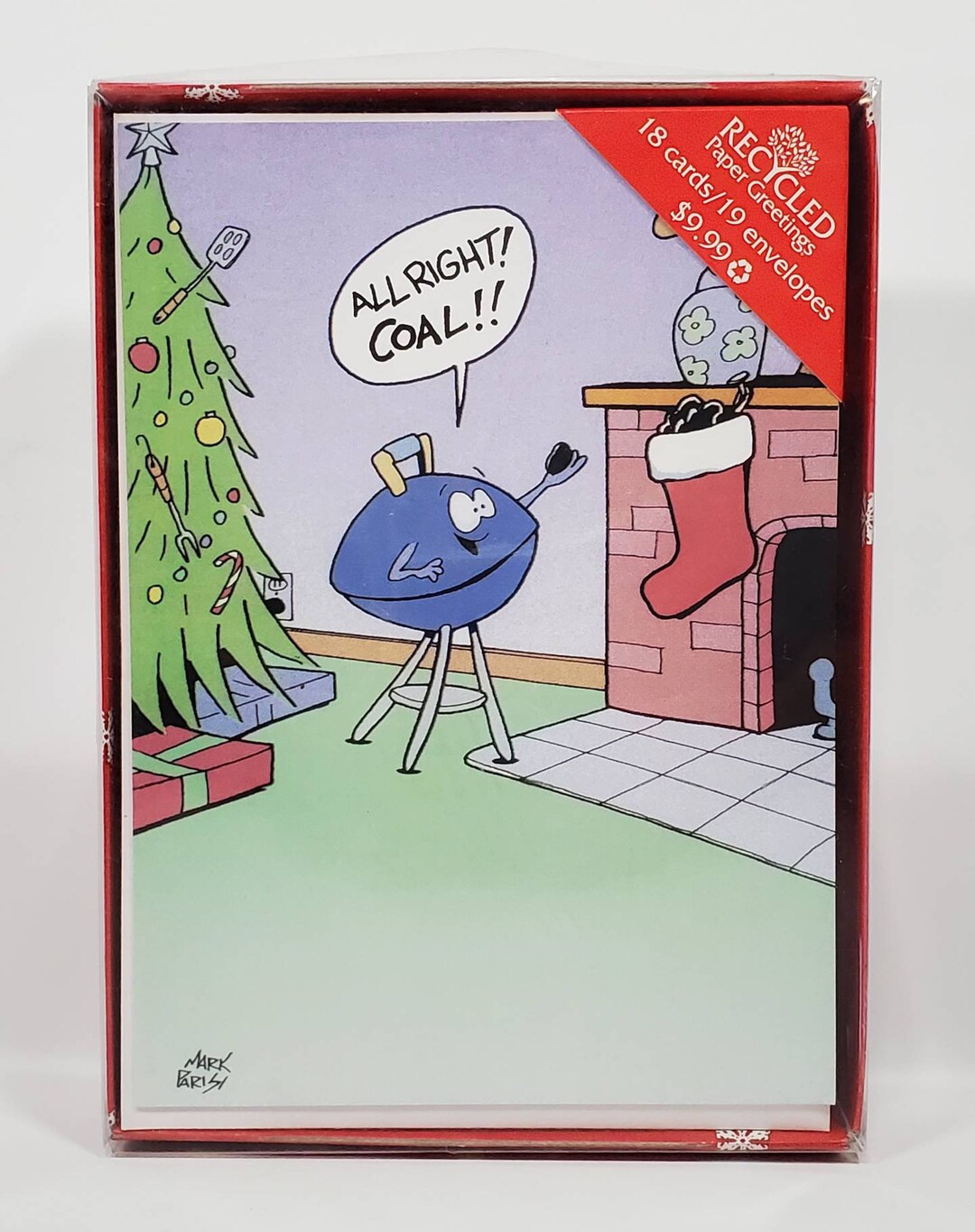 Mark Parisi Box of Christmas Cards / 18 Cards / NEW / Grill - Etsy