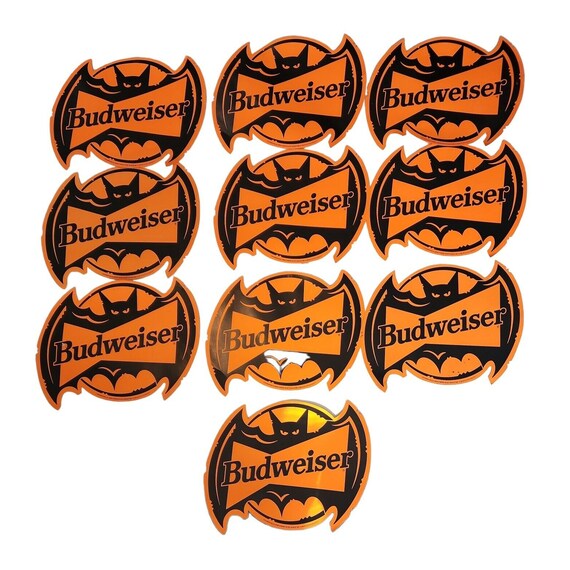 10 Vintage 1993 Budweiser Beer Halloween Bat Die Cut - Etsy