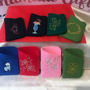 Credit Card Holder -felt Wallet-felt Slip in Case -holder for Bank ...
