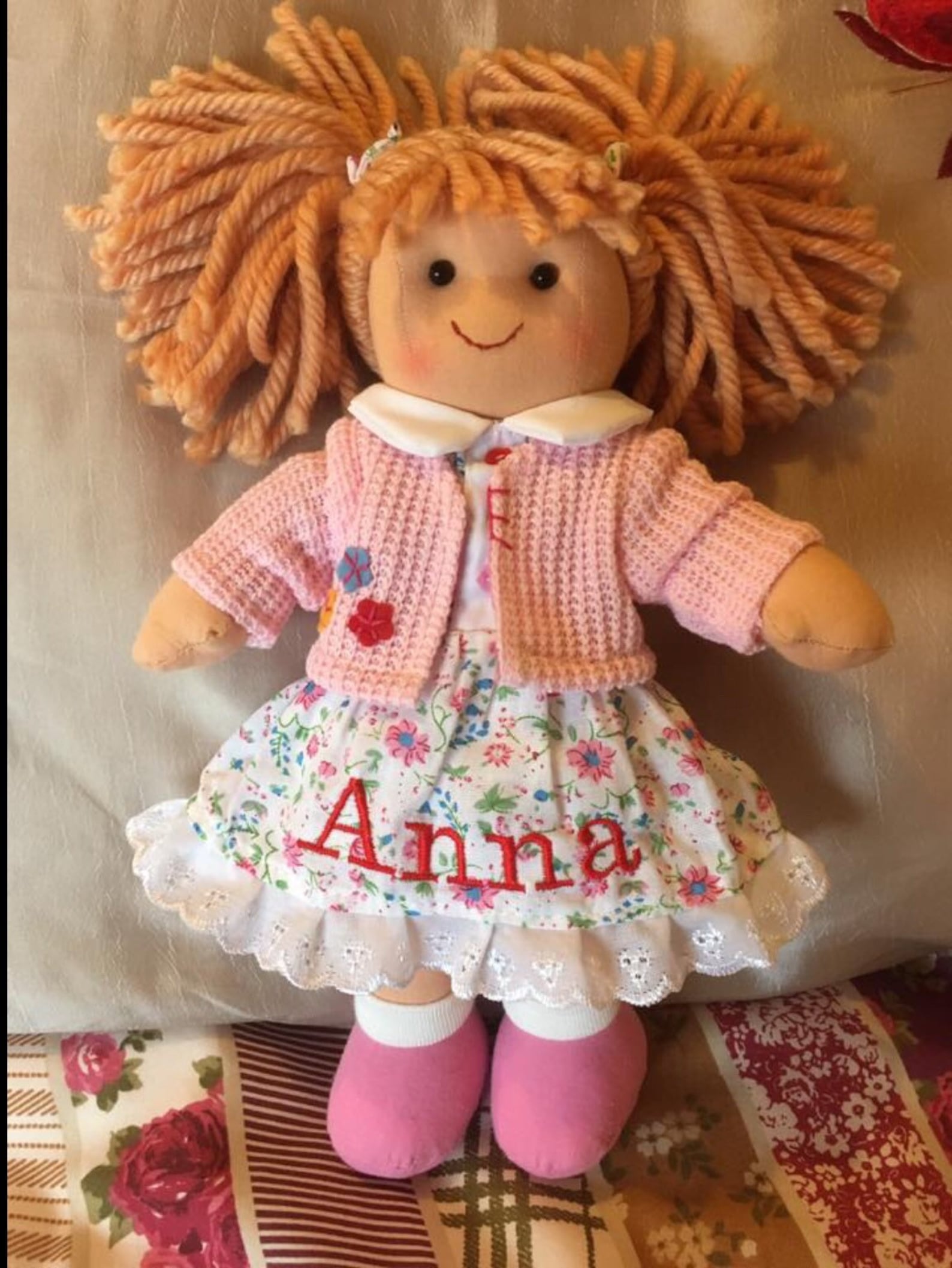 Rag Doll Poppy Personalised With Any Name. 28 Cm Ragdoll - Etsy
