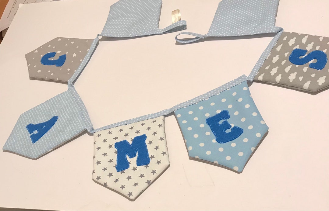 Luxury Bunting name Banner-personalised Letter Bunting garland flags ...