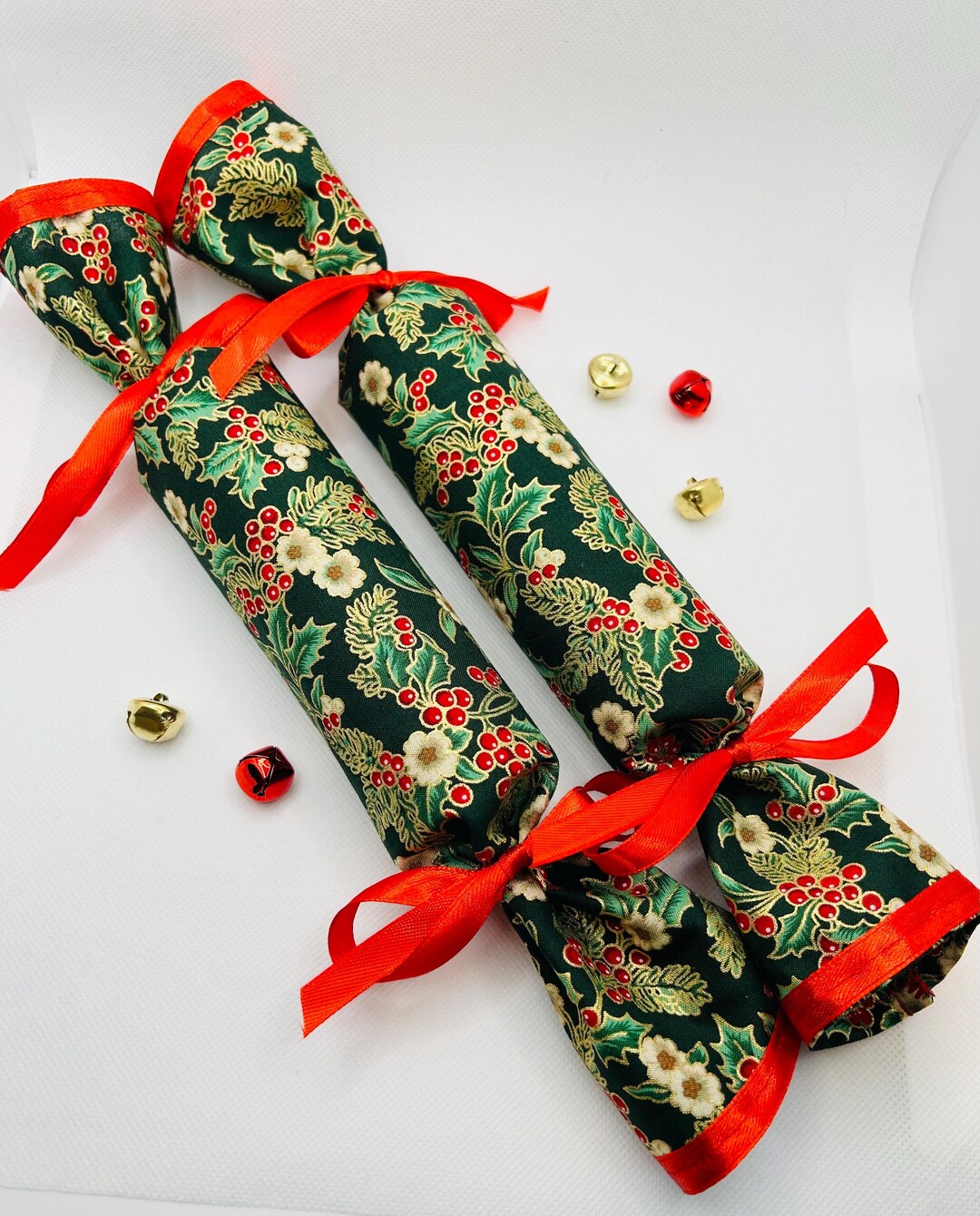 Reusable Fabric Christmas Crackers With Snaps - Fill Your Own Crackers ...