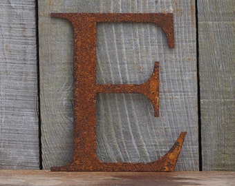 Rusty Letter / Flat Metal Rusty Letter G / Metal / Letter / Garden ...