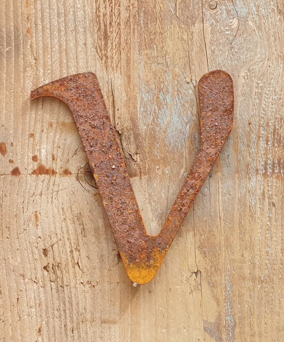 Flat Metal Greek Letter / Nu / Lower Case Nu / ν / Metal / - Etsy