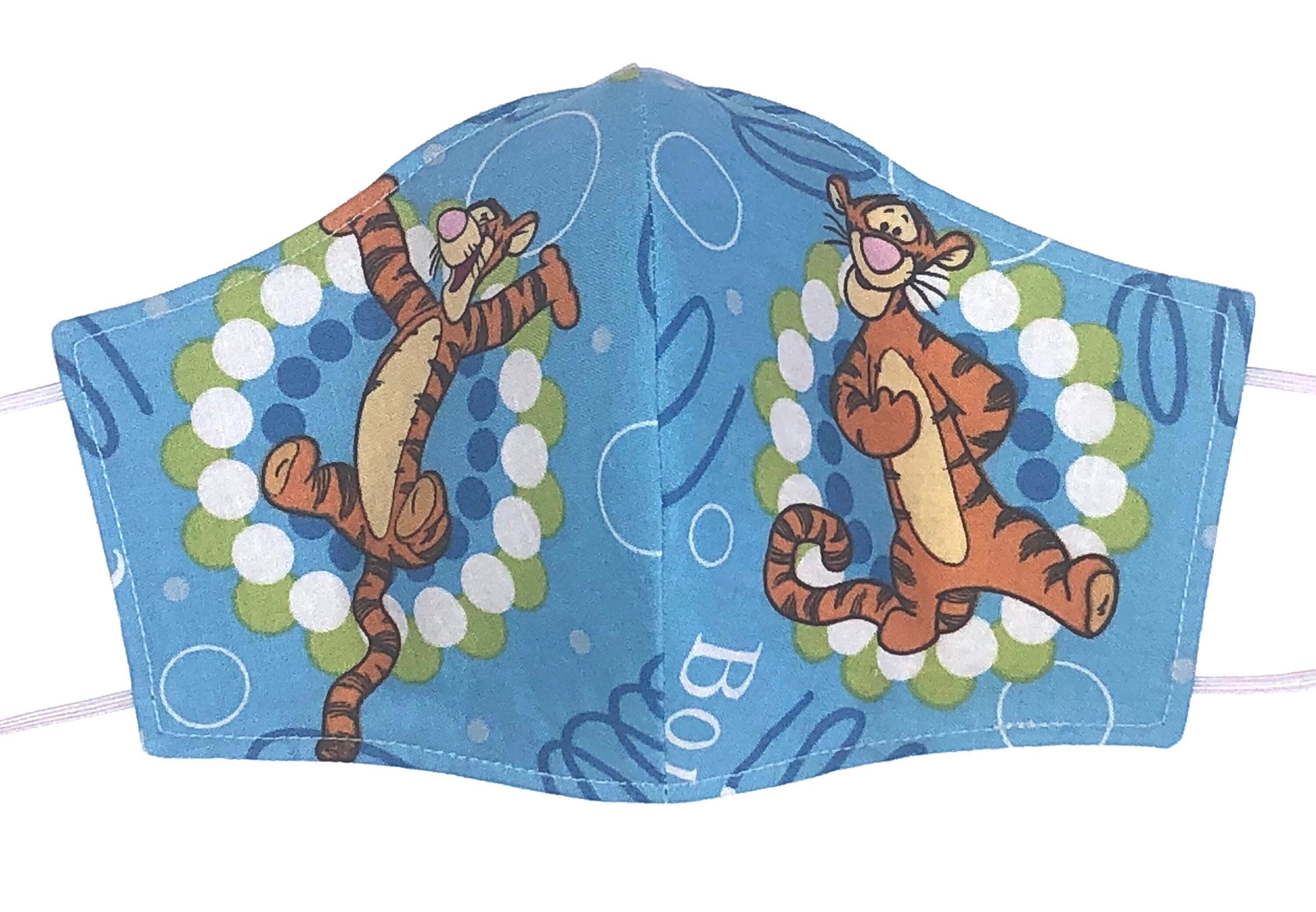 Tigger Face Mask Disney Face Mask Cute Face Mask Winnie | Etsy