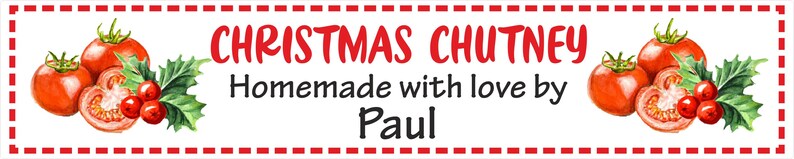 58 Personalised Mini Jam Jar Labels Any Name Printed, Strawberry ...