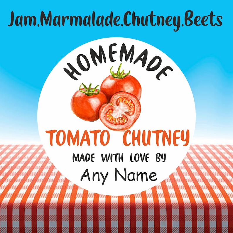 39 Personalised Jar Labels Stickers Ideal for Jams Lemon - Etsy UK