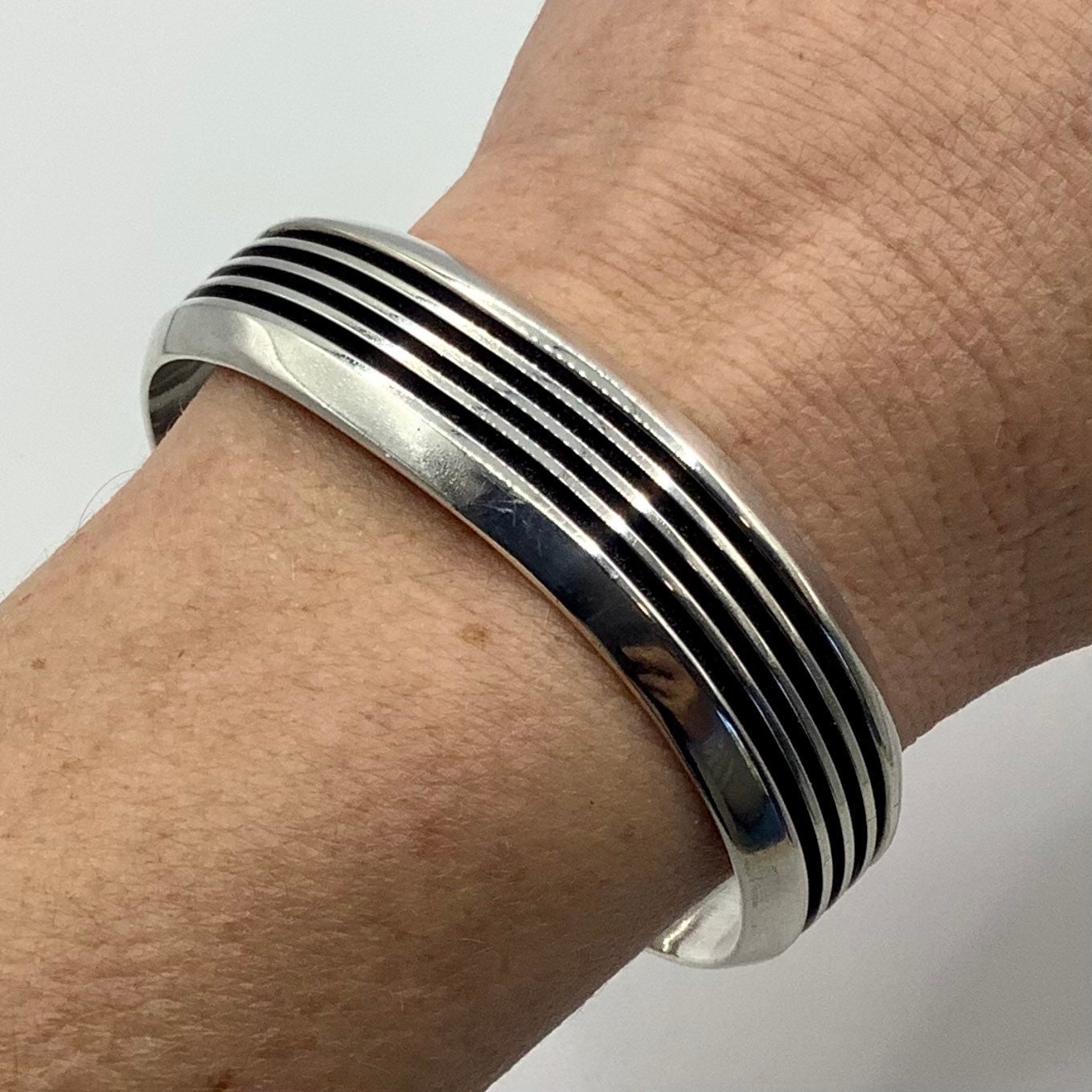 Vintage Native American Signed Sterling Silver Modernist - Etsy