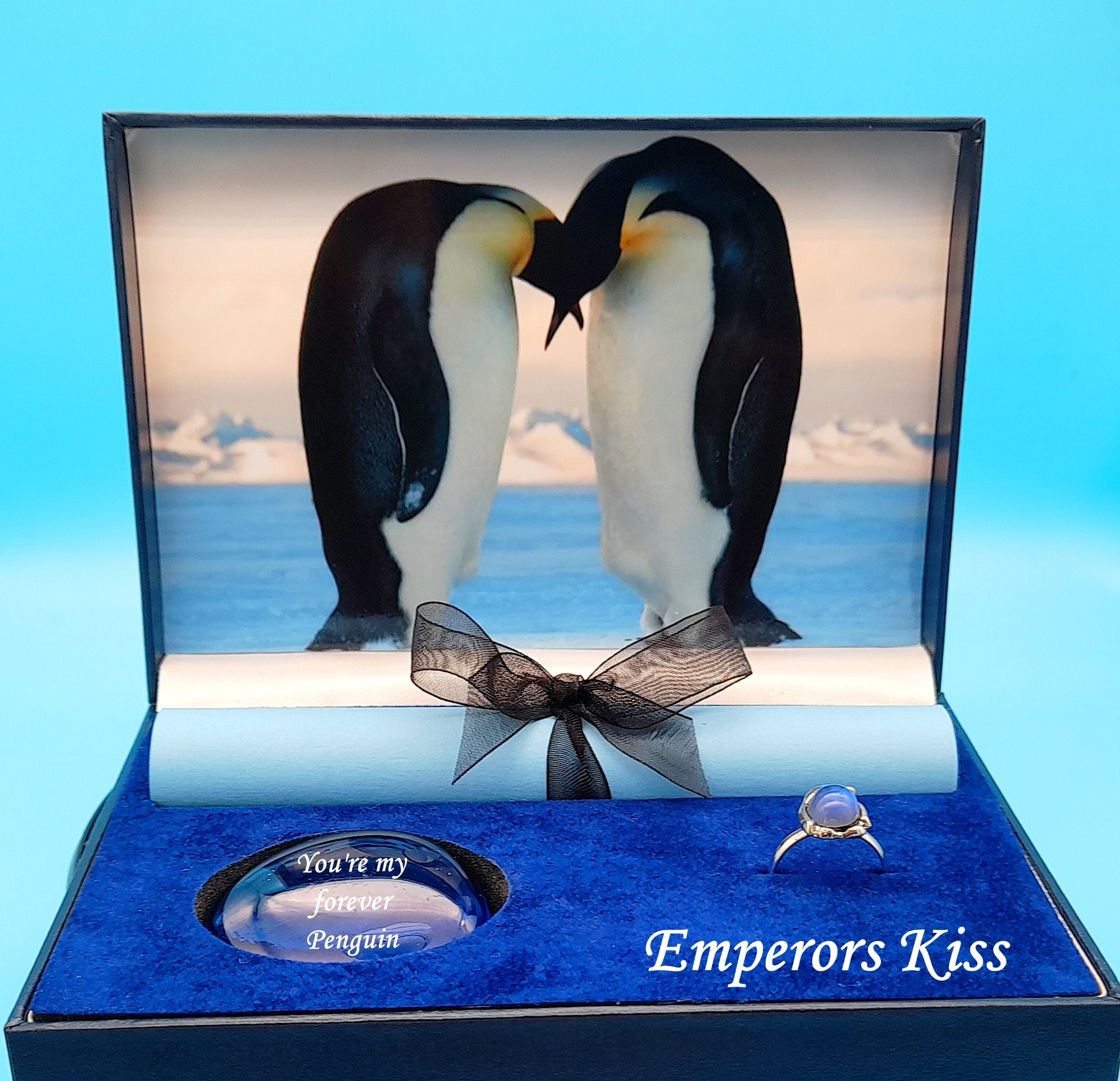Propose like a Penguin Emperor Penguin themed Proposal gift | Etsy