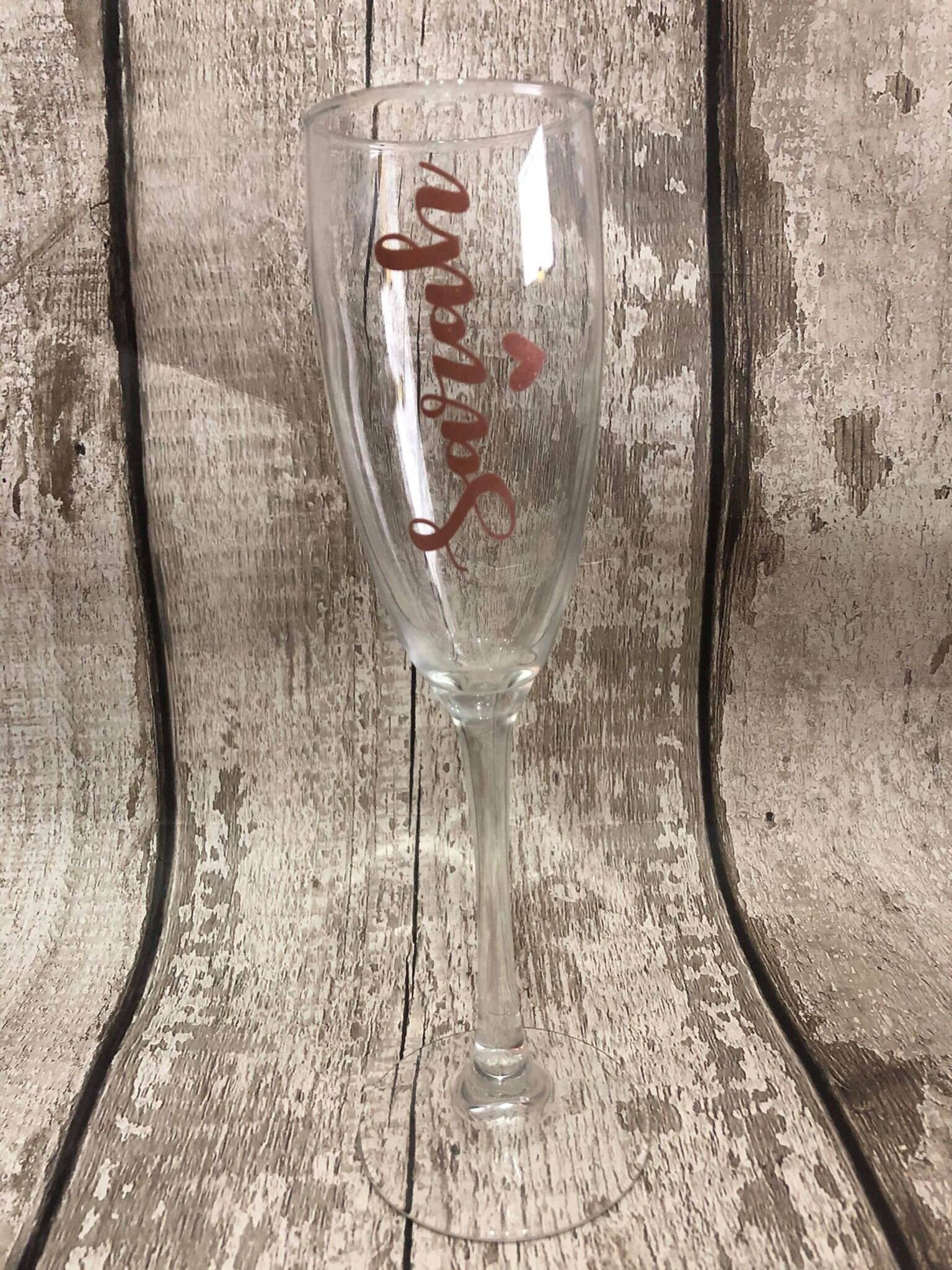 Personalised Wine/Gin Glass Vinyl Stickers/Decals/Wedding Gift | Etsy