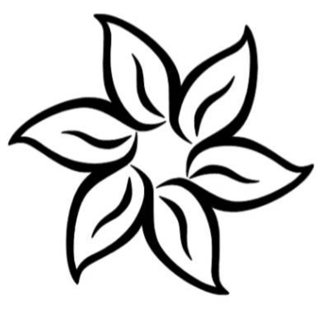 Flower Vinyl Decal - Etsy