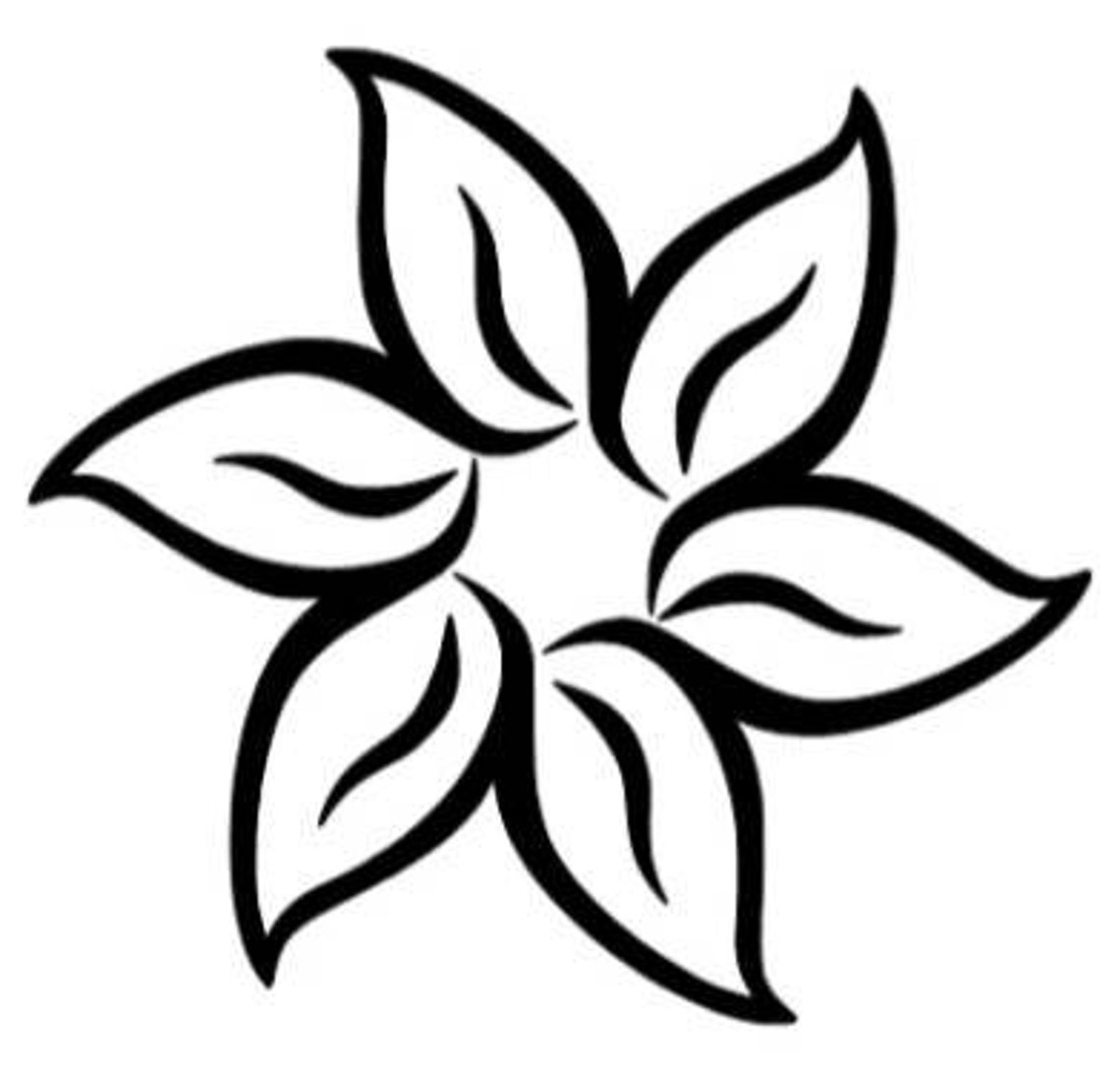 Flower Vinyl Decal - Etsy