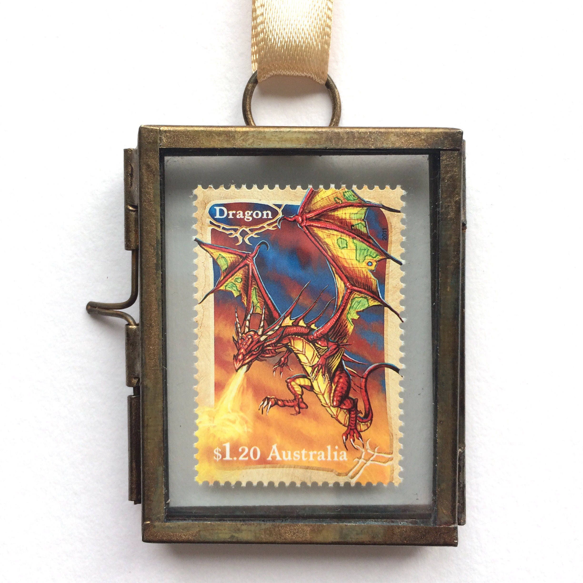 Fire Breathing Dragon Red Dragon Wall Art Dragon Gift for | Etsy