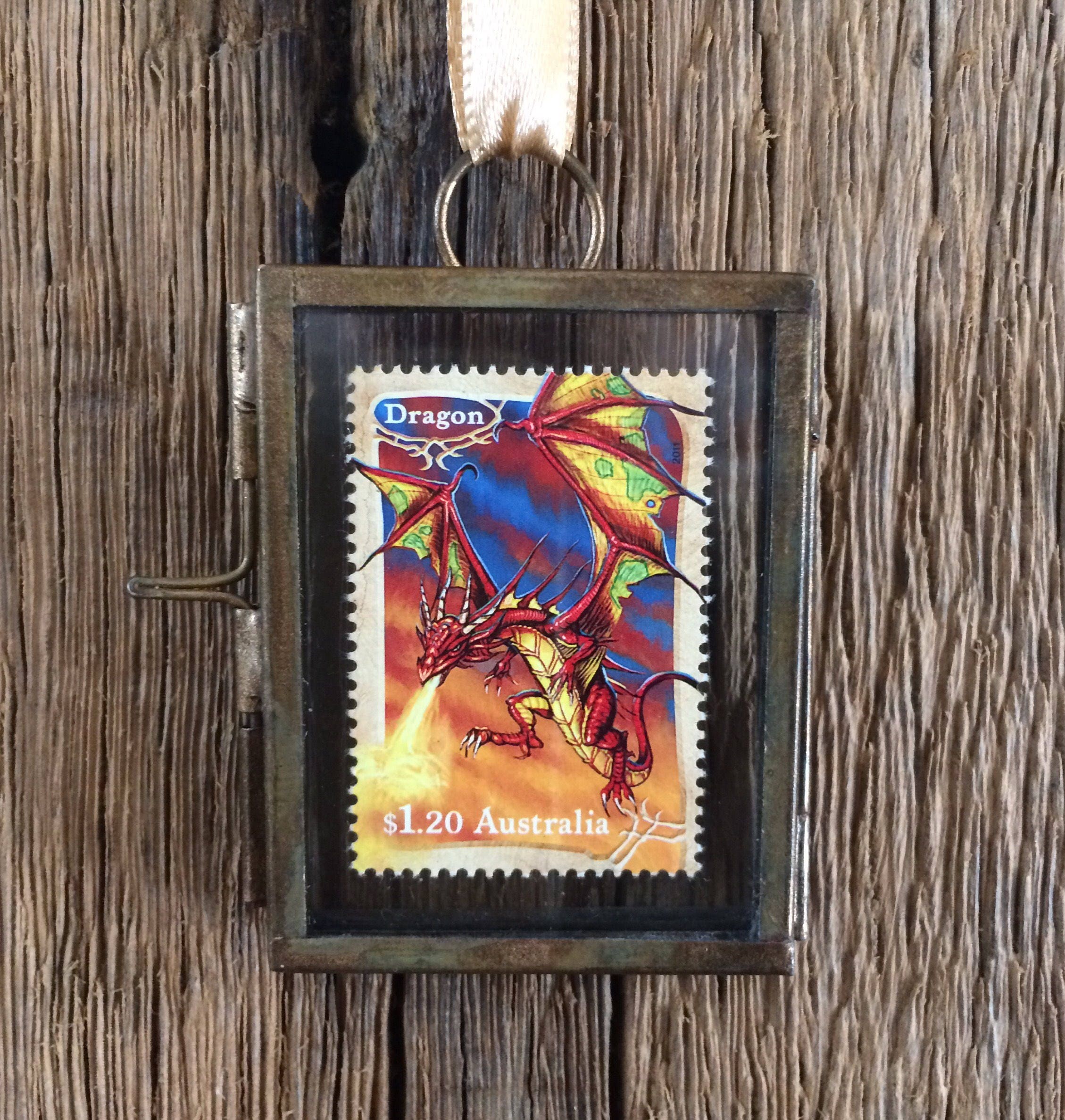 Fire Breathing Dragon Red Dragon Wall Art Dragon Gift for | Etsy