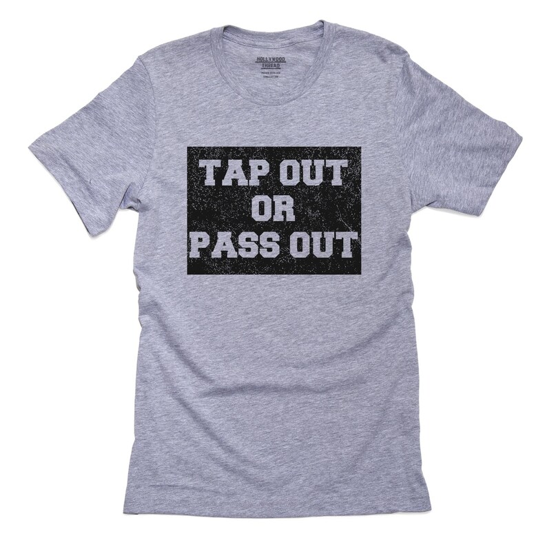 Tap Out or Pass Out Wrestling MMA Shirt Pillow or Towel - Etsy