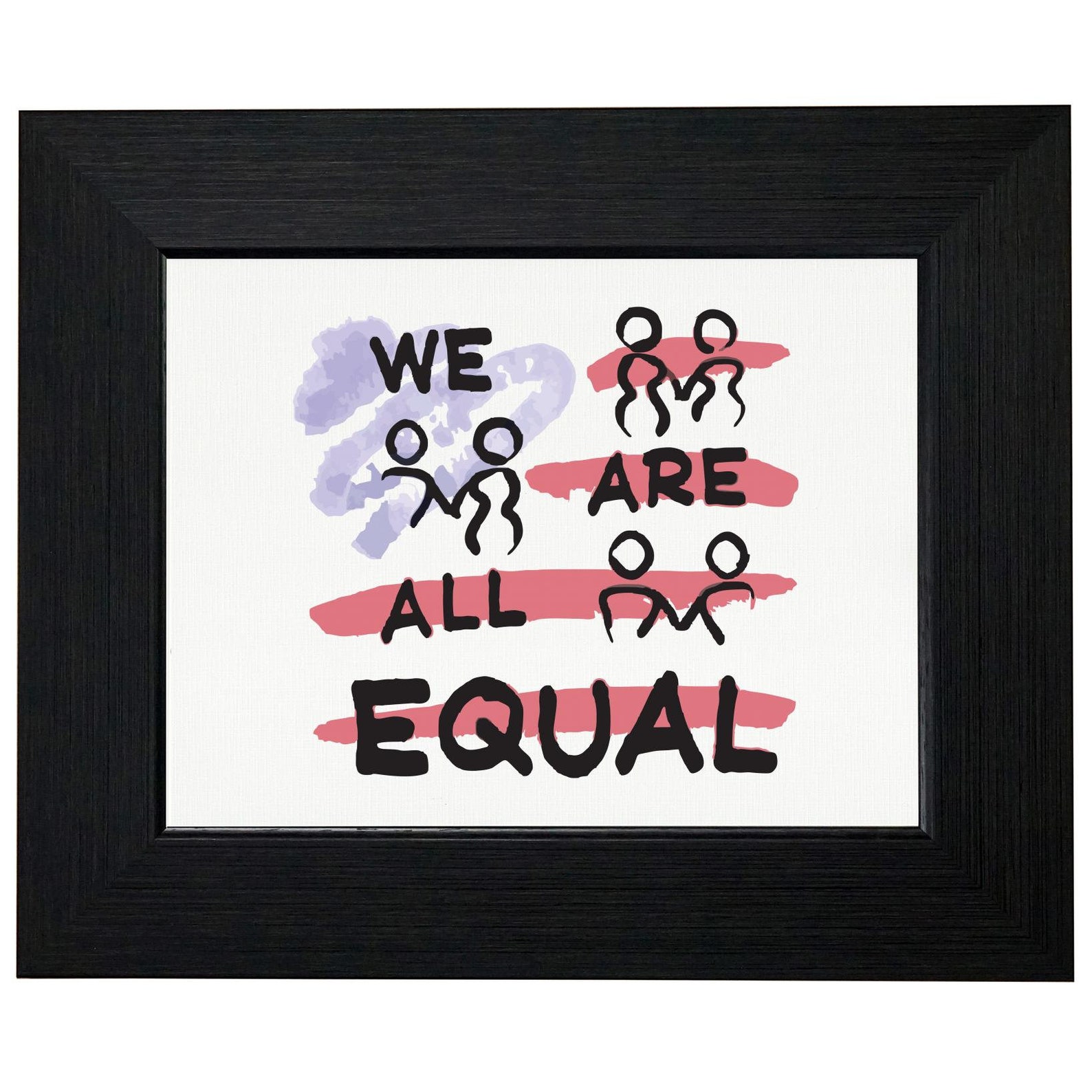 We Are All Equal American Flag Support Shirt Pillow or Towel - Etsy
