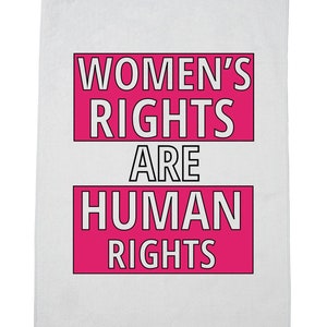 Women's Rights Are Human Rights Pink Shirt Pillow or - Etsy