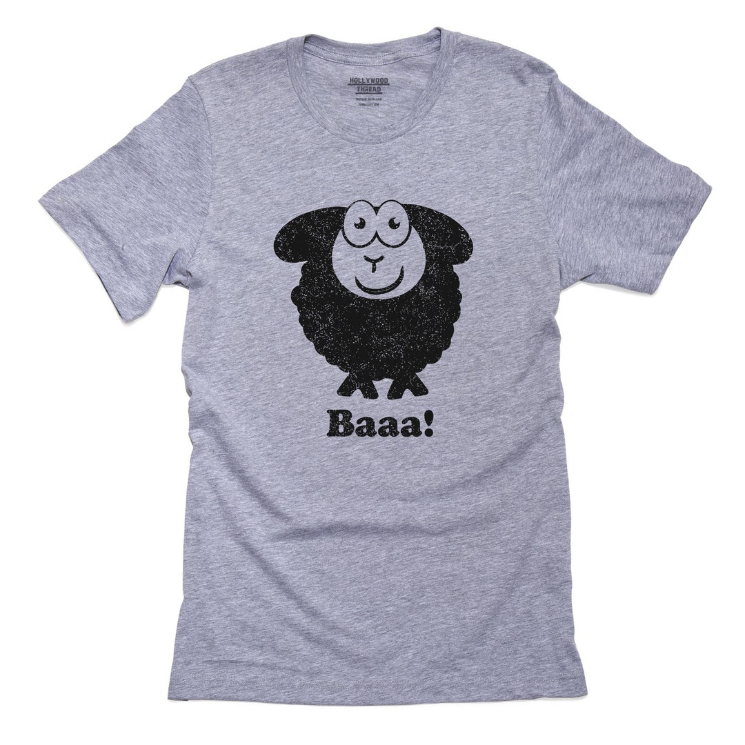 Funny Large Black Sheep Saying Baaaa Shirt Pillow or Towel - Etsy