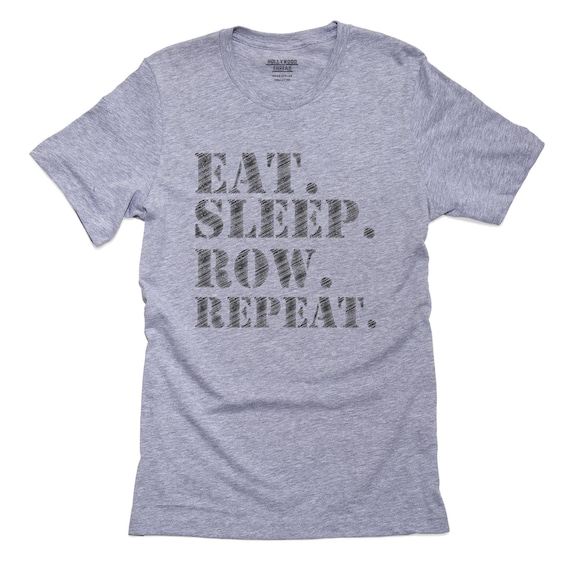 Trendy Eat Sleep Row Repeat Rowing Crew Team Shirt Pillow - Etsy