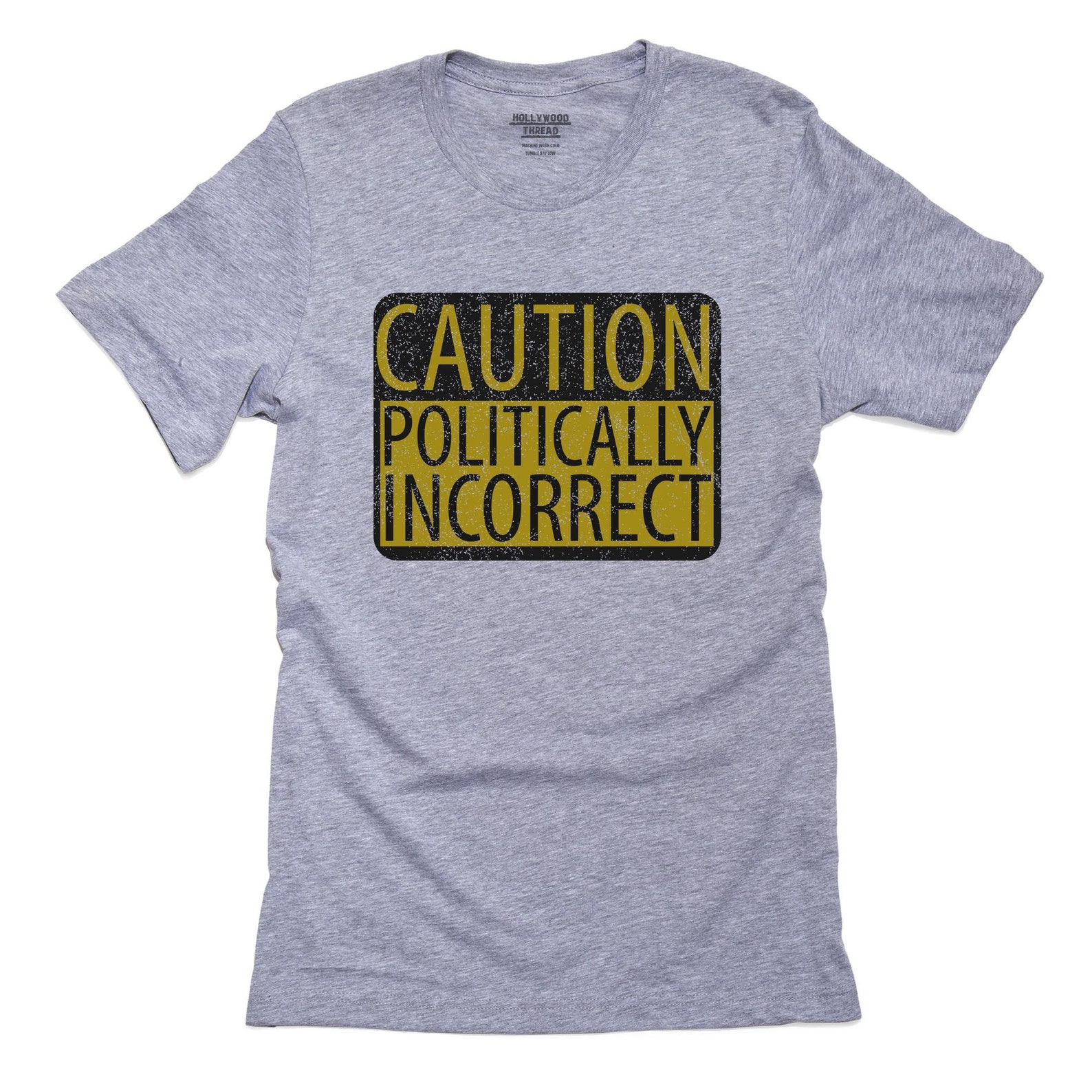 Caution Sign Politically Incorrect Funny Yellow Sign | Etsy