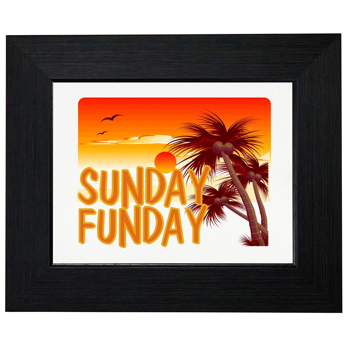 Sunday Funday Beautiful Beach Landscape Graphic Shirt Etsy