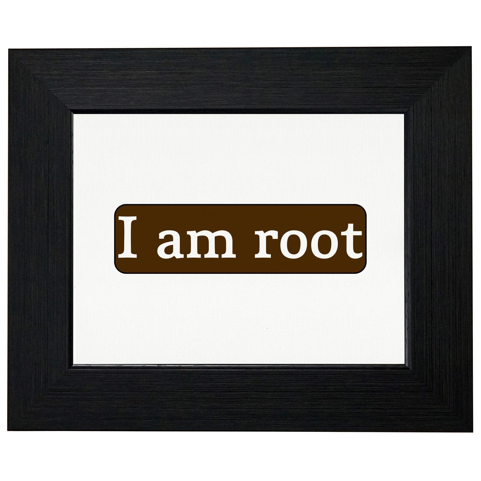 I Am Root Hilarious Computer Science Nerd Graphic Shirt | Etsy