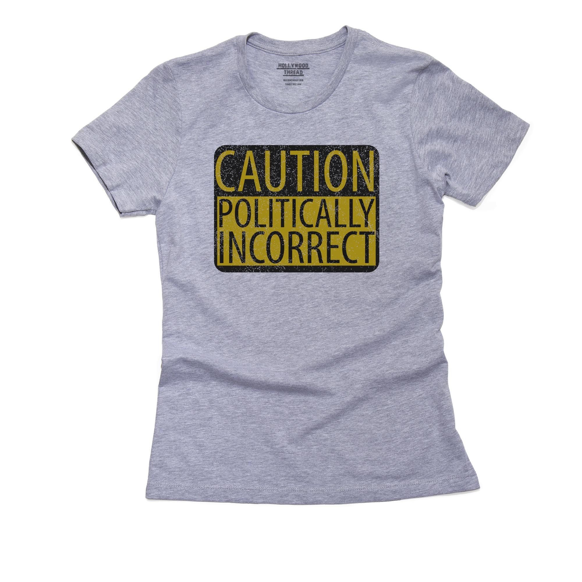 Caution Sign Politically Incorrect Funny Yellow Sign | Etsy