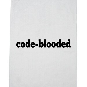 Code-blooded Hilarious Programmer Graphic Shirt Pillow or - Etsy