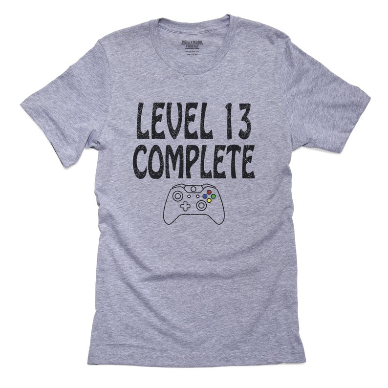 Level 13 Complete With Game Controller Teenager Birthday - Etsy