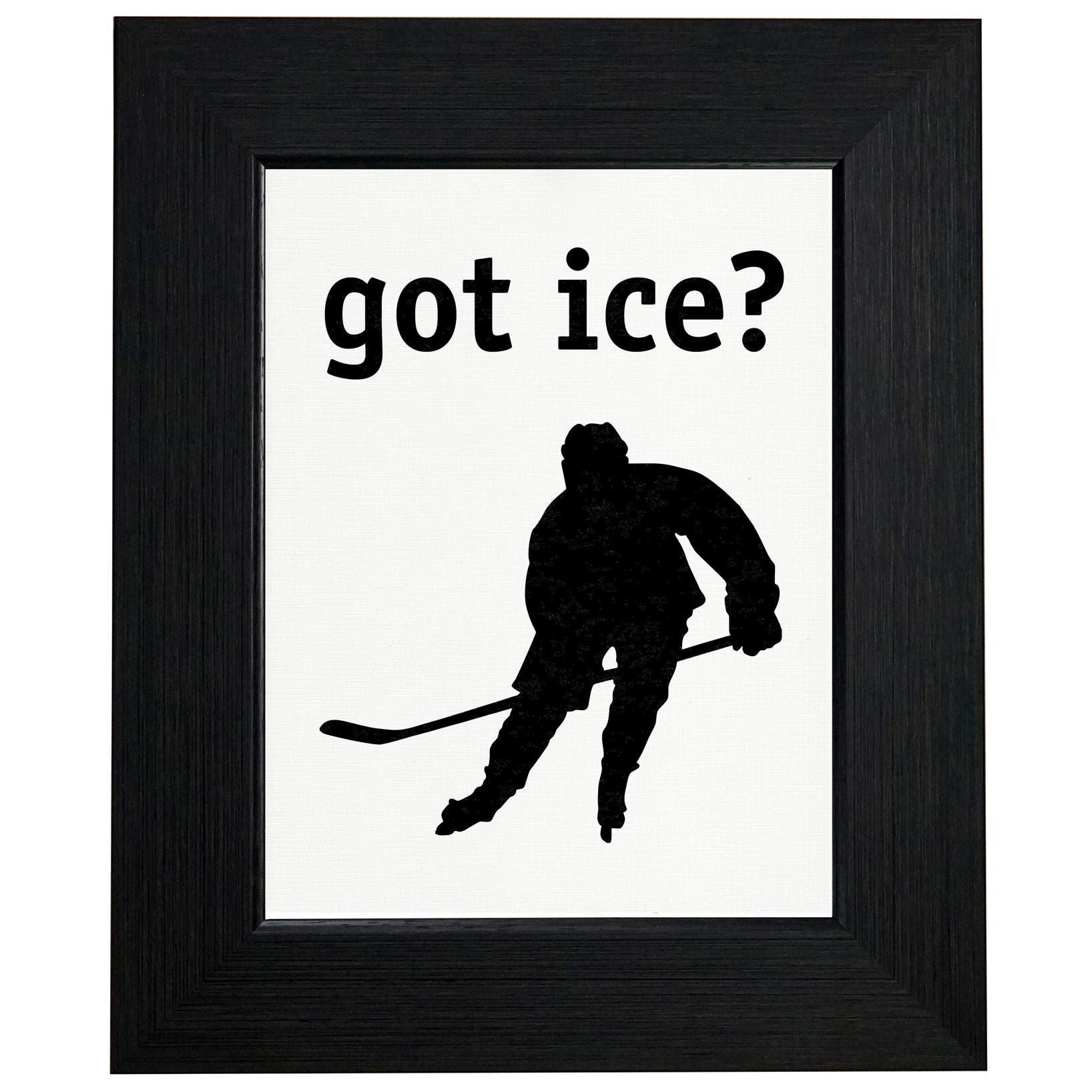 Got Ice Cool Hockey Player Graphic Shirt Pillow or Towel - Etsy