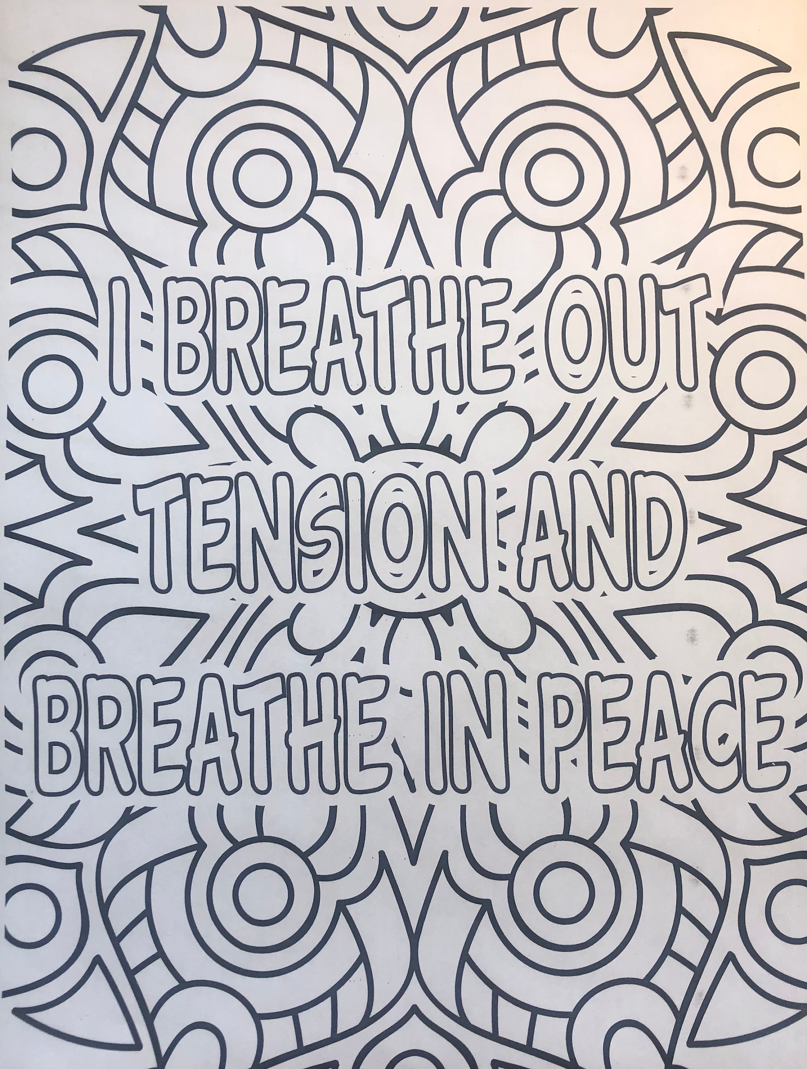 Printable Mental Health Affirmations Coloring Pages - Etsy