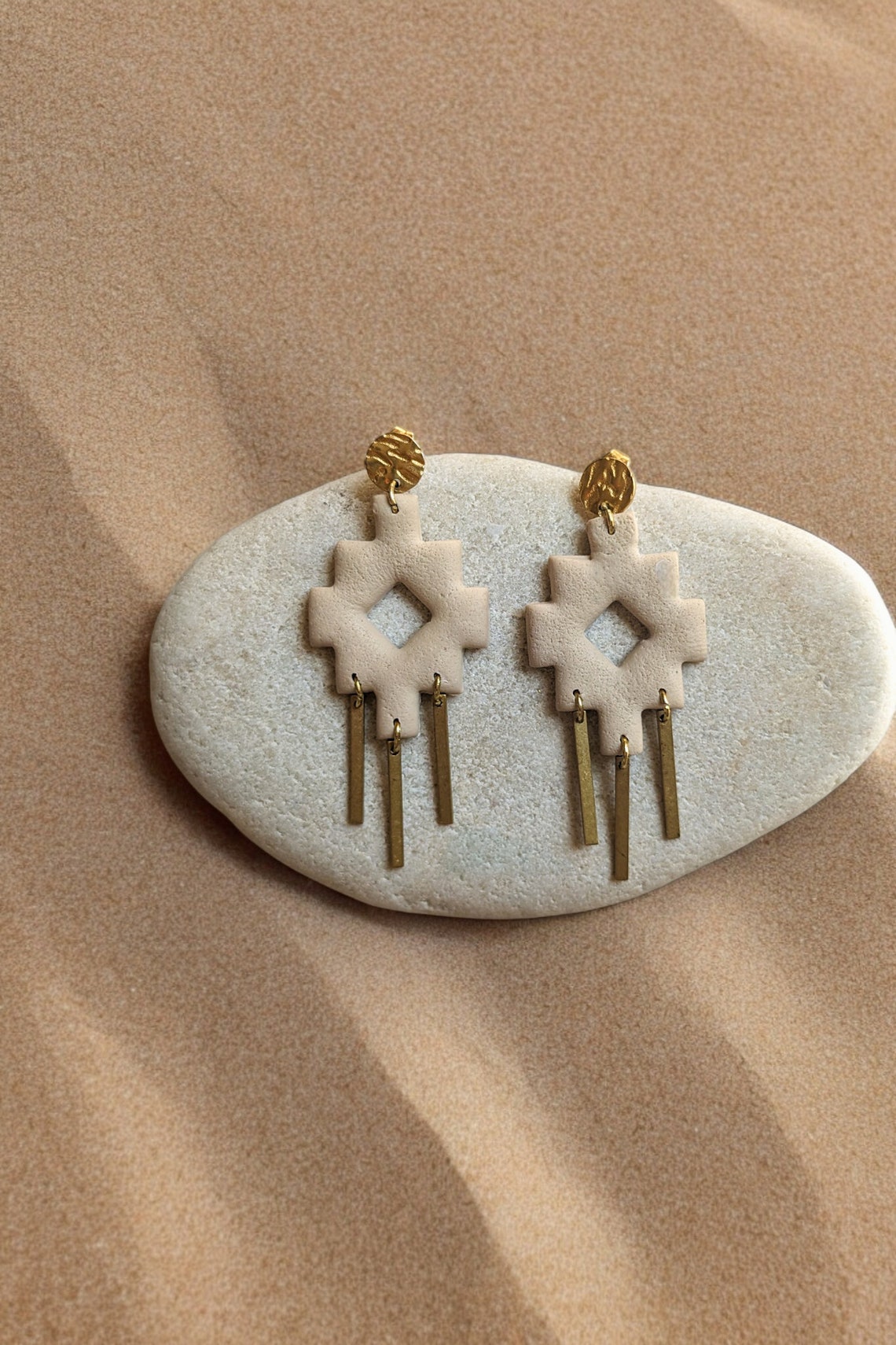 Inca Cross, Chacana, Andean Cross. Boho Earrings - Etsy