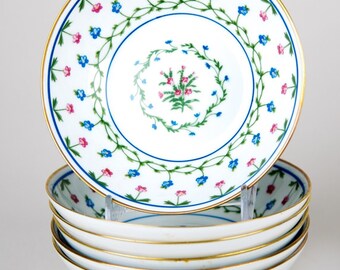 Ceralene Raynaud Limoges Lafayette Cups & Saucers Set of 6 Vintage ...