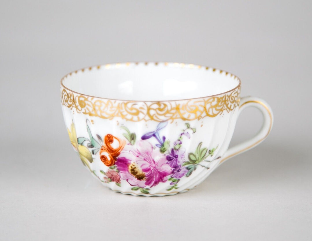 Dresden Helena Wolfsohn Hand Painted Tea Cup Antique Porcelain Germany ...