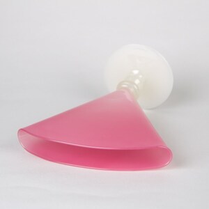 Carder Steuben Rosaline Pink & Alabaster Fan Vase 6287 Antique Art ...