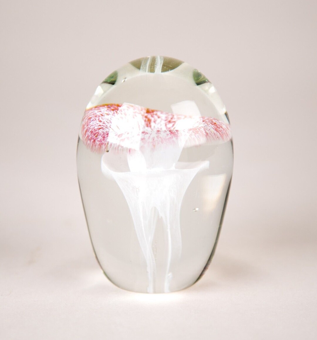 Denise Belanger Taylor Art Glass Vintage Paperweight Signed 1987 - Etsy