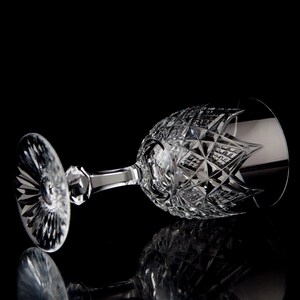 Baccarat Colbert Claret Wine Glasses Set of 5 Vintage Crystal France ...