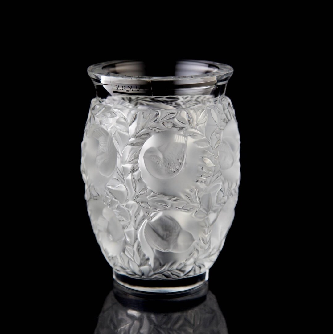 Lalique Bagatelle Vase Vintage Crystal France Signed With Original Box ...