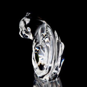 Waterford Cat Looking Down Figurine 4 Vintage Crystal Signed - Etsy