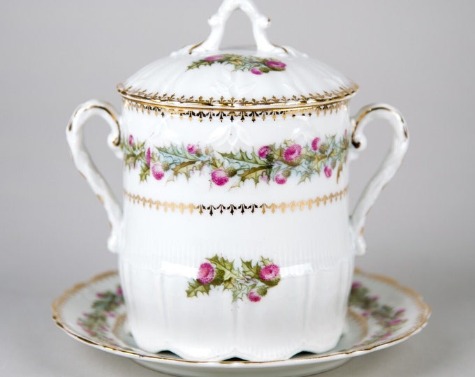 Antique Carl Tielsch CT Germany Porcelain Condensed Milk Server ...