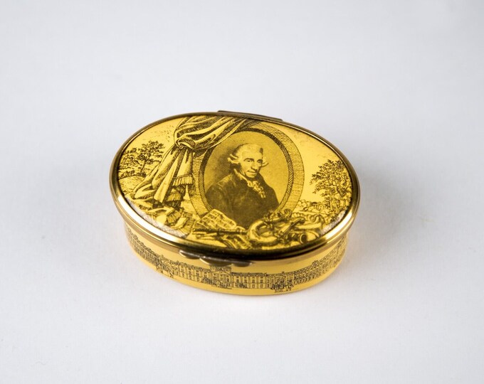 Bilston & Battersea Enamels Great Composers Haydn Enamel Box Limited ...