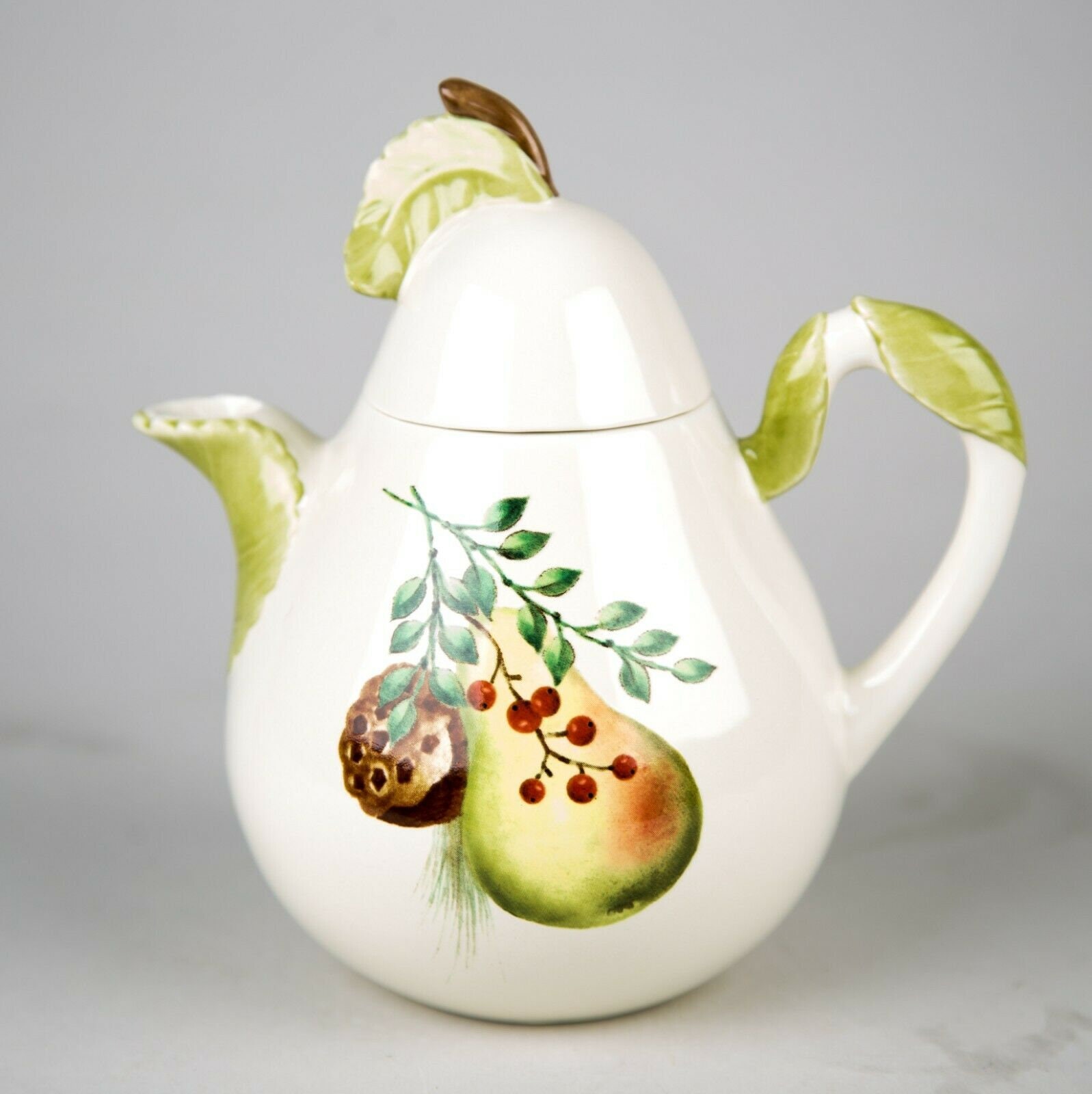 Lenox Williamsburg Boxwood & Pine Pear Shaped Creamer and Lid - Etsy