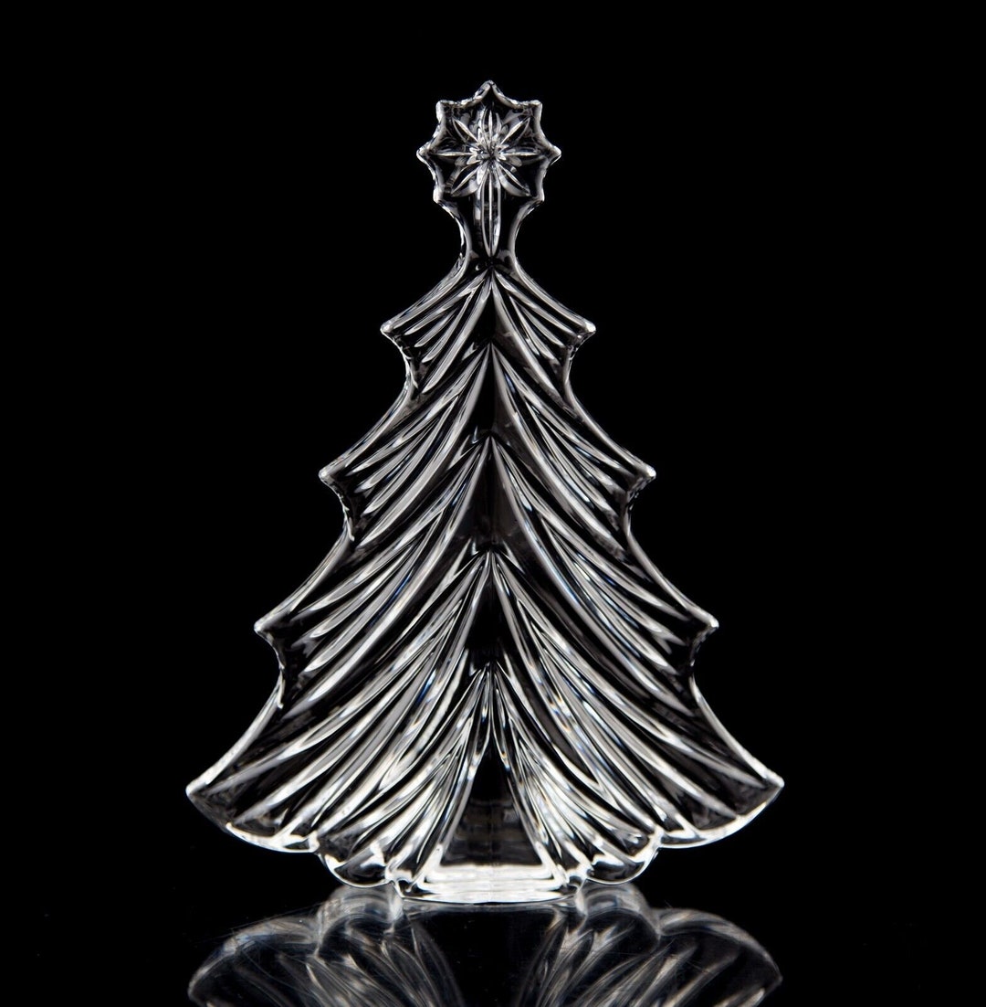 Waterford Crystal Christmas Tree Flat Figurine 7.5 - Etsy