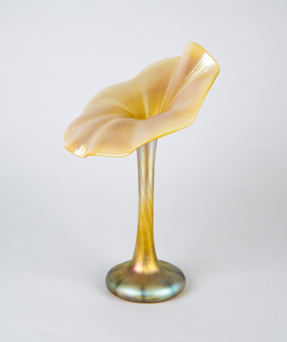 Carl Radke Phoenix Studios Gold Iridescent Art Glass Jack in - Etsy