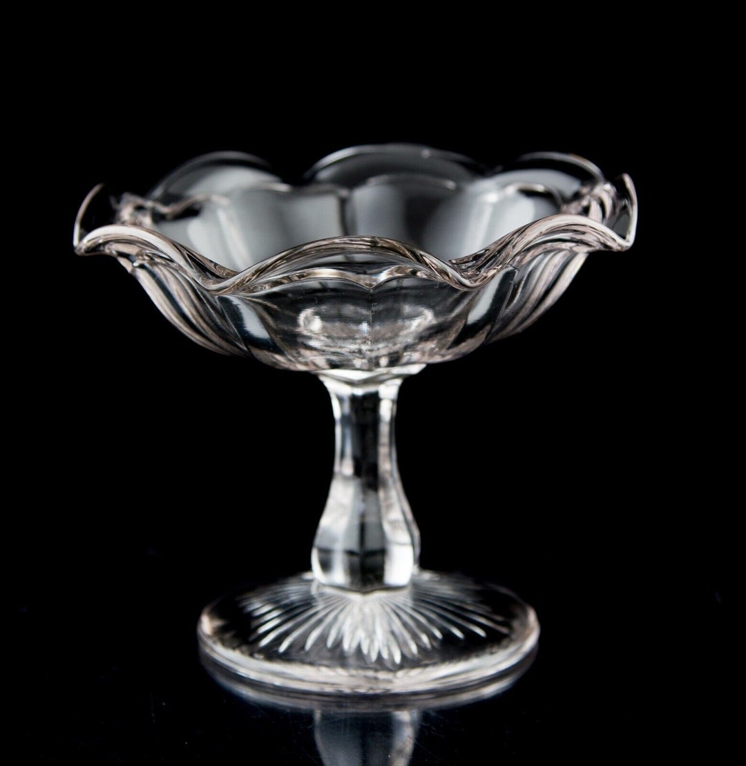Vintage Glass Compote Candy Dish 6" - Etsy