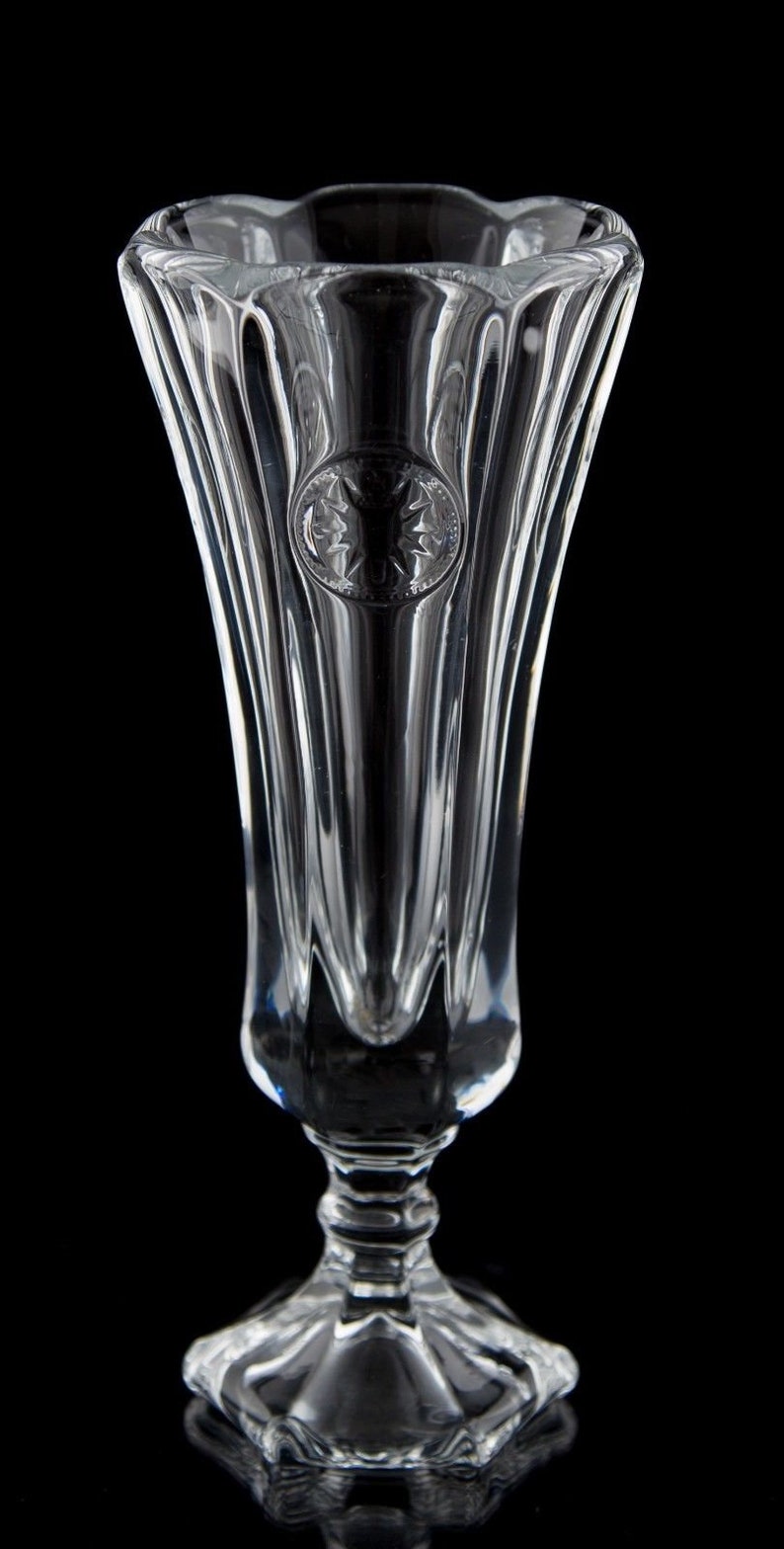 Fostoria Coin Glass Clear 8 Bud Vase 3 Panel Coins - Etsy