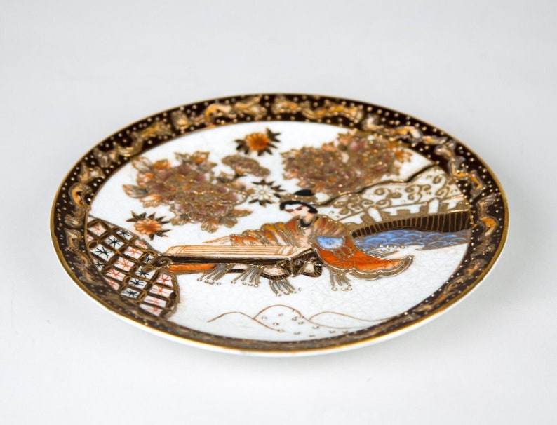Vintage Satsuma Hand Painted Porcelain Plate Japan - Etsy